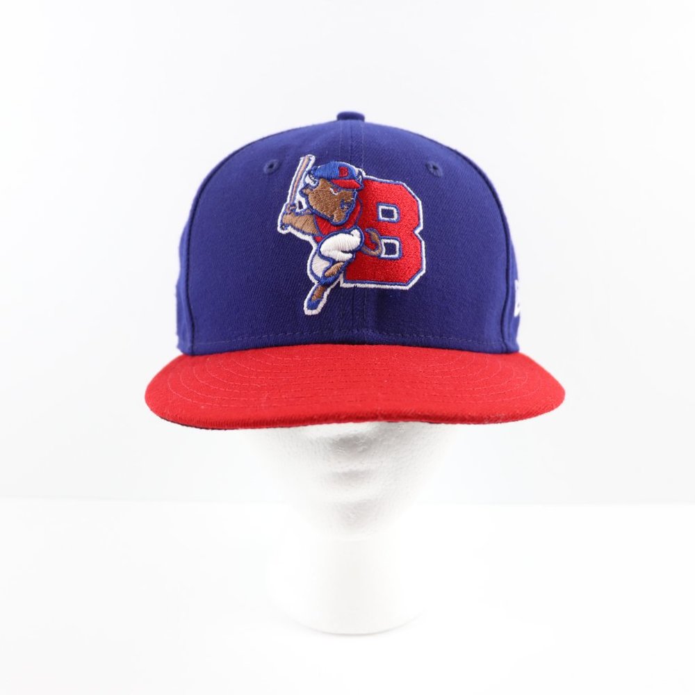 New Era Buffalo Bisons Fitted 59fifty Hat Minor Leagu… - Gem